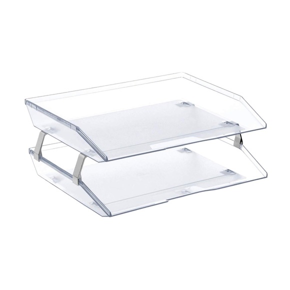 Other | 2 Tier Letter Tray Side Load File Organizers Set Of 2 | Poshmark